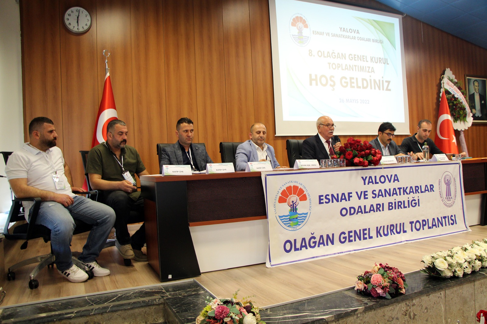 YESOB’ta bayrak değişimi | Yalova Haberci Gazetesi